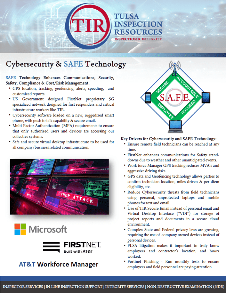 Safety - Tulsa Inspection Resources