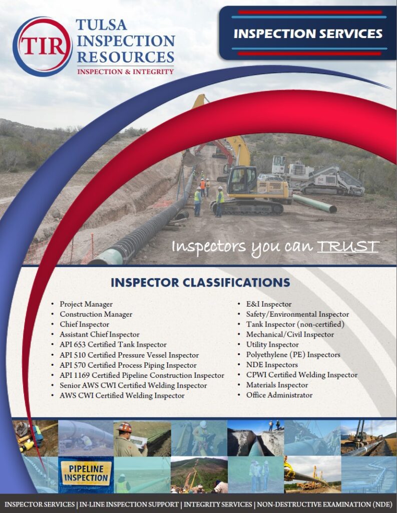 Inspection Services - Tulsa Inspection Resources